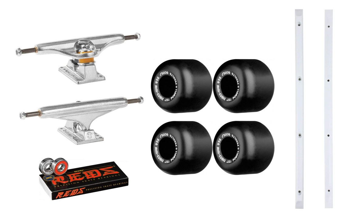 PRODUCT DETAILS Independent Powell Peralta Bones Black Diamond スケートボード トラック ウィール ベアリング レールバー セット 169 64mm【商品仕様】・ 種別：スケート...