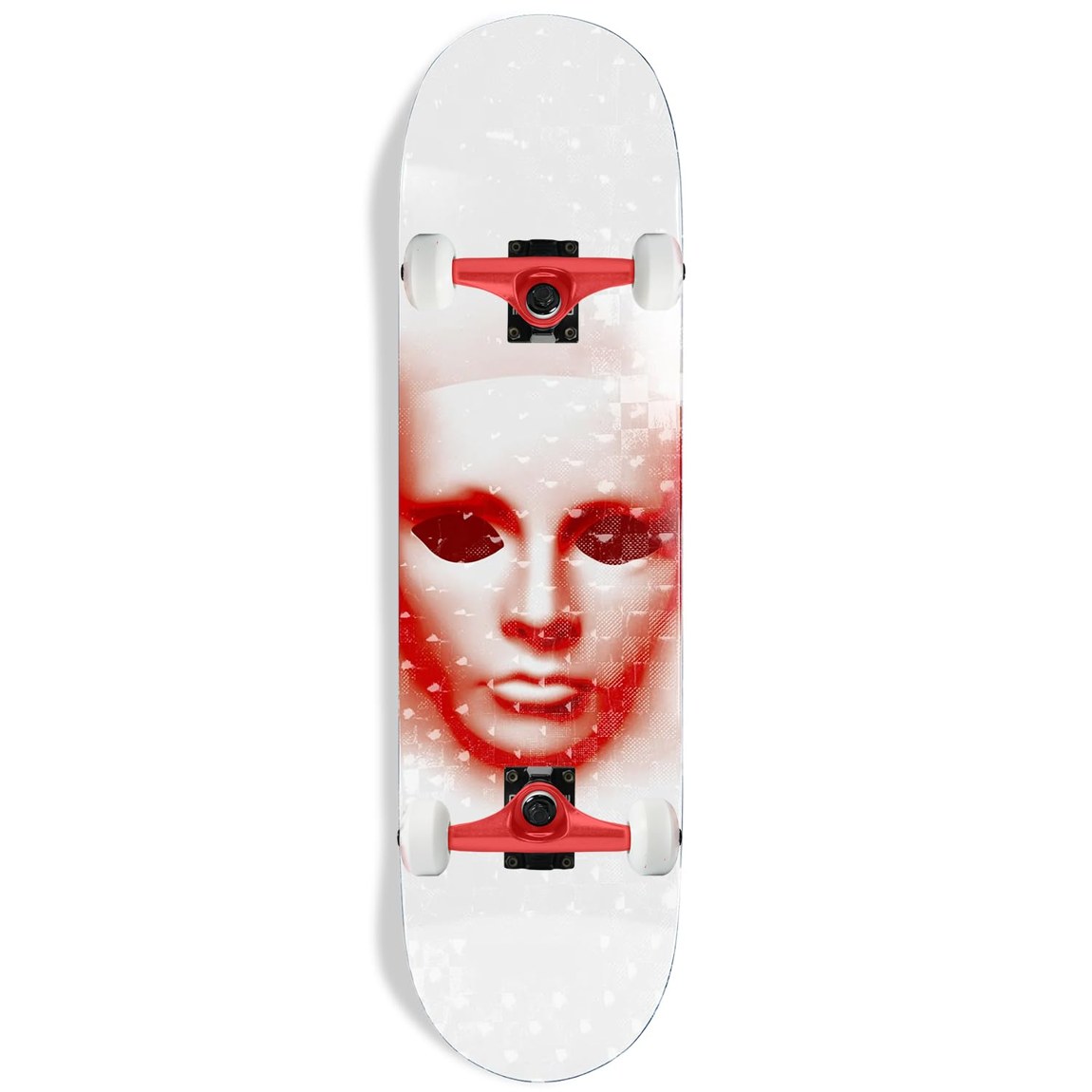 PRODUCT DETAILS Opera Skateboard Assembly Face White 3D Checkers スケートボード コンプリート 8.5" x 32"【商品仕様】・ 種別：スケートボード コンプリート（完成品）...