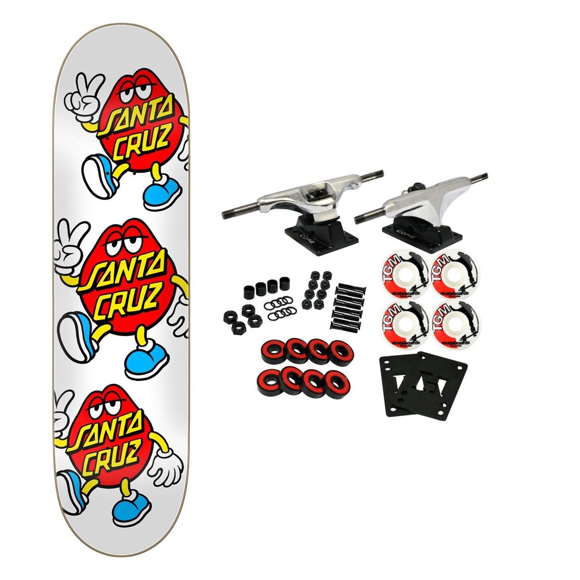 PRODUCT DETAILS Santa Cruz Dot Guy 8.0" x 31.62" スケートボード コンプリート【商品仕様】・ 種別：スケートボード コンプリート（組み立てキット）・ デッキ幅：8.0インチ（約20.32cm）...