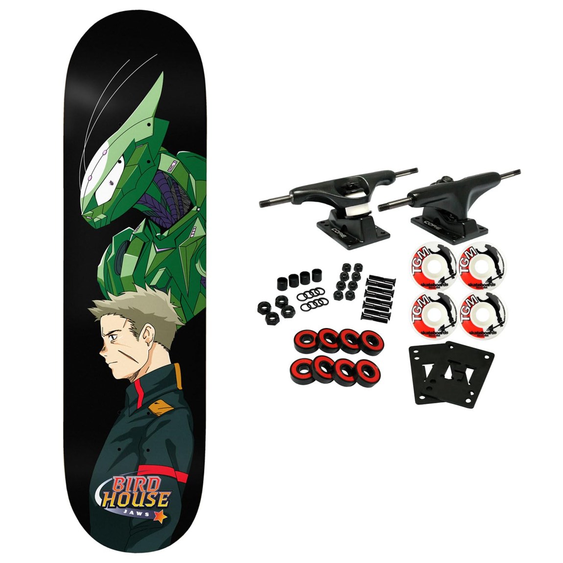 PRODUCT DETAILS Birdhouse Jaws Red Shift スケートボード コンプリート 8.38インチ 組立キット【商品仕様】・ 種別：スケートボード コンプリート（組み立てキット）・ デッキ幅：8.38インチ（約2...
