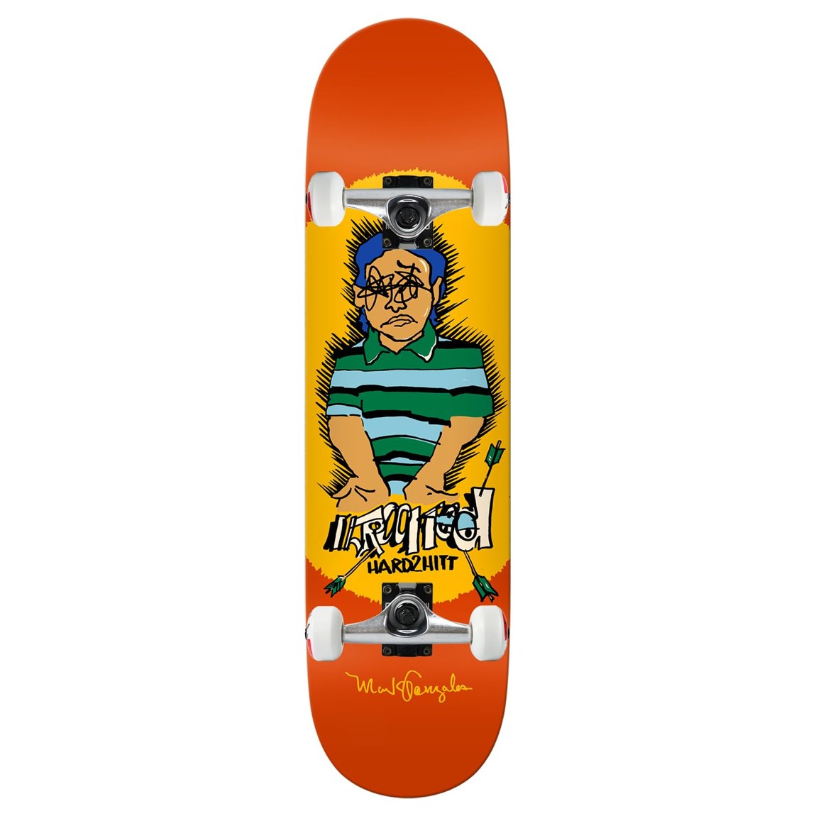 PRODUCT DETAILS Krooked Gonz Hard2Hitt スケートボード コンプリート 8.5インチ 8.5" x 31.85" スケボー 完成品【商品仕様】・ 種別：スケートボード コンプリート（完成品）・ デッキ幅：...