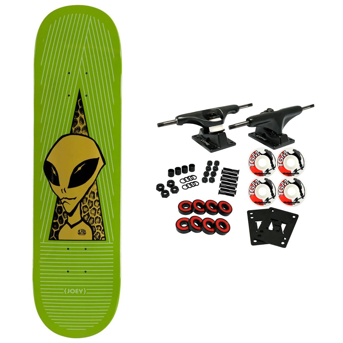 PRODUCT DETAILS Alien Workshop Joey Guevara Visitor Gold スケートボード コンプリート 8.25" x 32.25"【商品仕様】・ 種別：スケートボード コンプリート（未組み立て品）・...