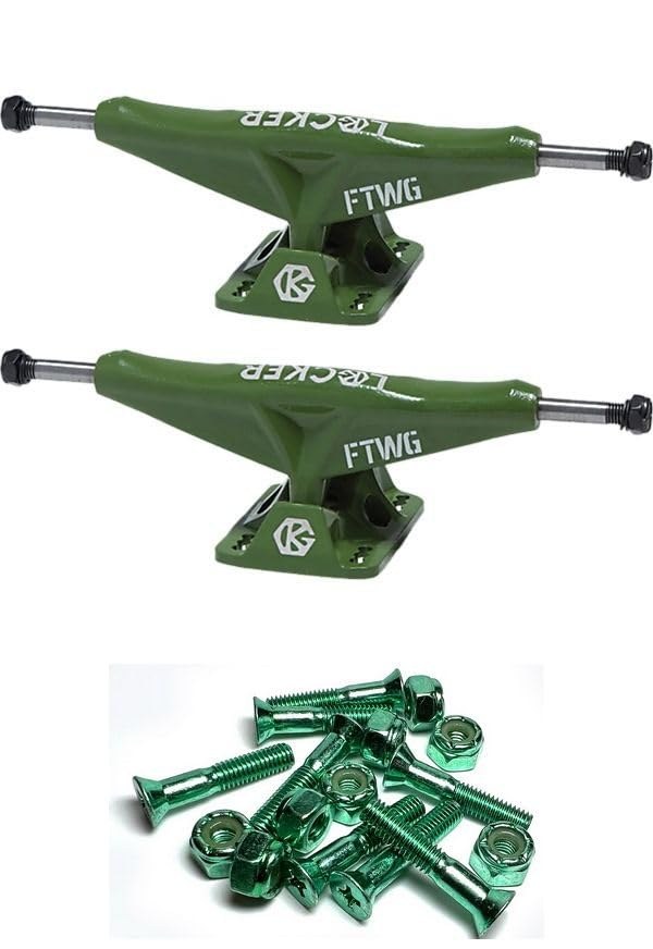 PRODUCT DETAILS Grind King Truck Co. Locker Army Green スケートボード トラック 6.1" ハンガー 8.75" アクスル 1" ハードウェア付属【商品仕様】・ ブランド：Grind K...