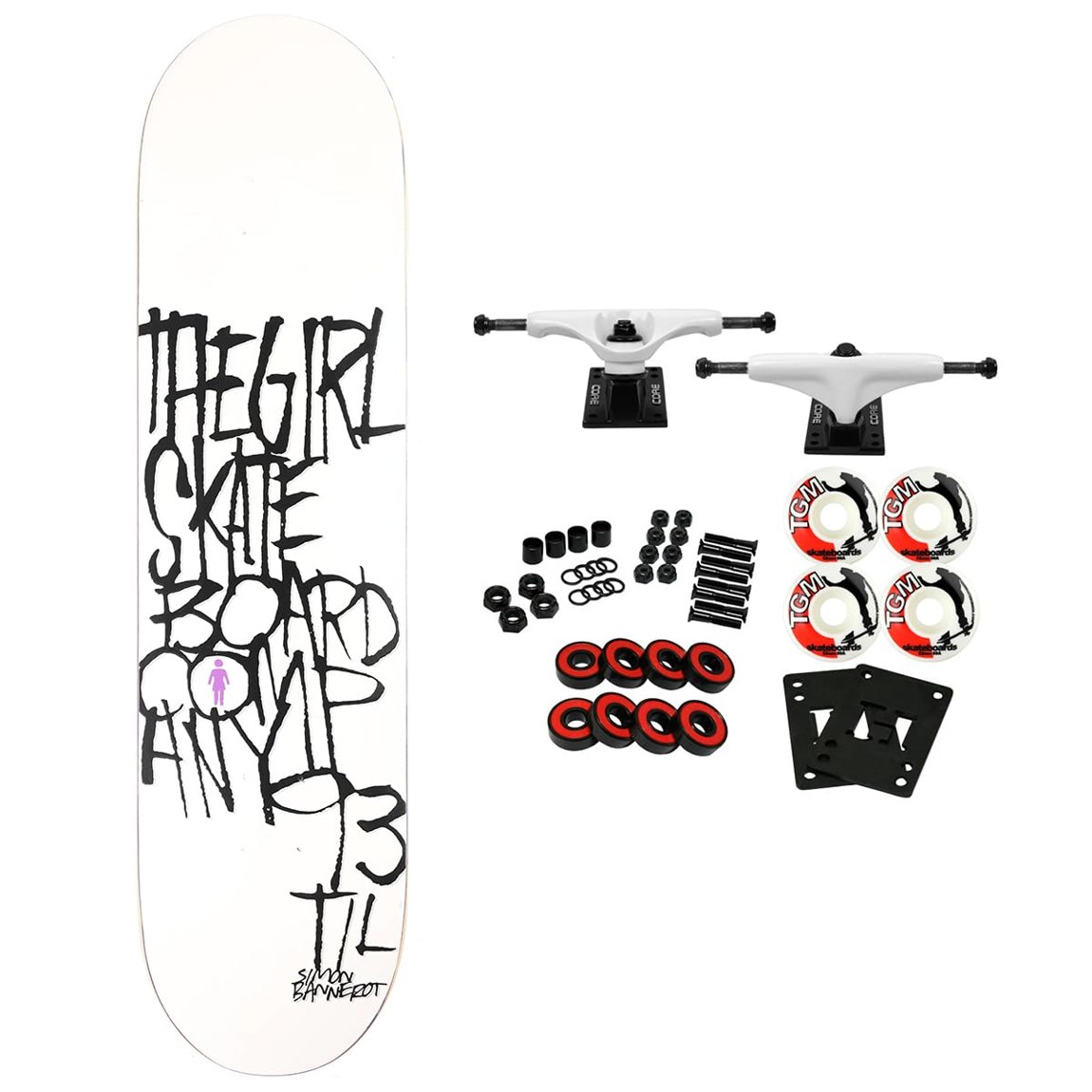 PRODUCT DETAILS Girl Skateboards Bannerot Splinter スケートボード コンプリート 組み立てキット 8.125インチ【商品仕様】・ ブランド：Girl Skateboards・ デッキサイズ：...