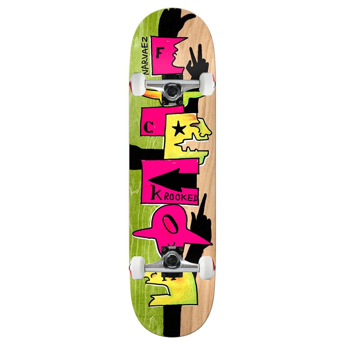 PRODUCT DETAILS Krooked Navarez F Off スケートボード コンプリート 8.38インチ 8.38 x 32.25【商品仕様】・ 種別：スケートボード コンプリート（完成品）・ デッキ幅：8.38インチ（約2...