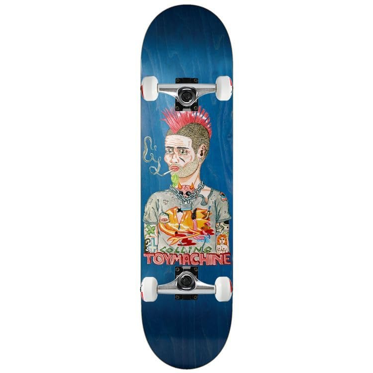 PRODUCT DETAILS Toy Machine Collins Mohawk コンプリート スケートボード 8.25インチ 8.25" x 31.75"【商品仕様】・ 種別：コンプリート（完成品） スケートボード・ デッキサイズ：8...
