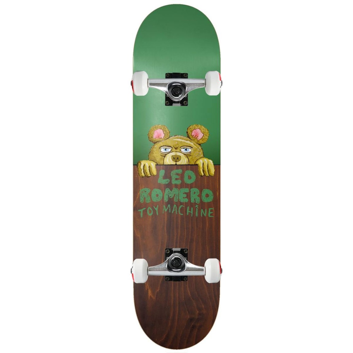 PRODUCT DETAILS Toy Machine Romero Fence Green/Brown コンプリート スケートボード 8.13" x 32"【商品仕様】・ 種別：コンプリートスケートボード（完成品）・ デッキ幅：8.13イ...
