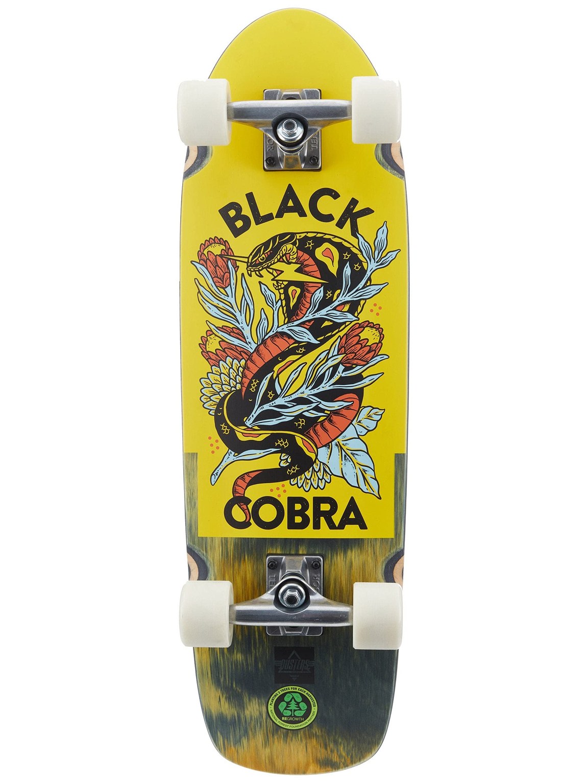 PRODUCT DETAILS Dusters Cobra Yellow 29.5" クルーザー スケートボード コンプリート 8.75"【商品仕様】・ 種別：クルーザー スケートボード コンプリート（完成品）・ デッキ幅：8.75インチ（...