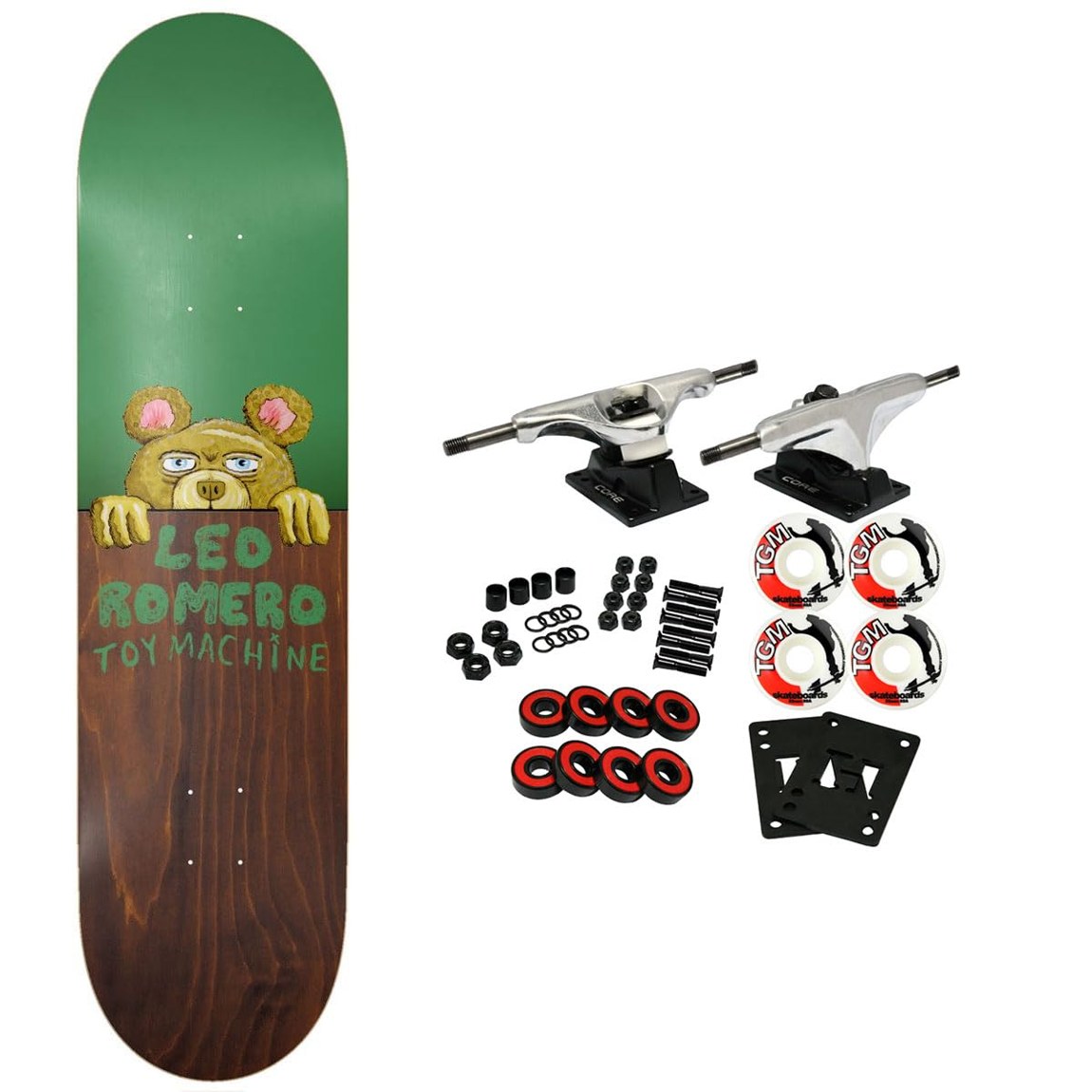 PRODUCT DETAILS Toy Machine Romero Fence Green/Brown スケートボード コンプリート 8.13インチ【商品仕様】・ 種別：スケートボード コンプリート（要組立）・ デッキ幅：8.13インチ（...
