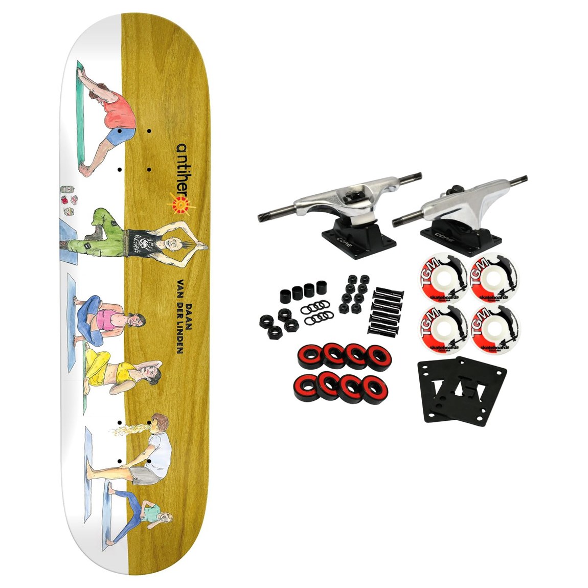PRODUCT DETAILS Anti Hero Daan I Farted in Yoga Class スケートボード コンプリート 8.38" x 32.25"【商品仕様】・ 種別：スケートボード コンプリート（要組立て）・ デッキ幅...
