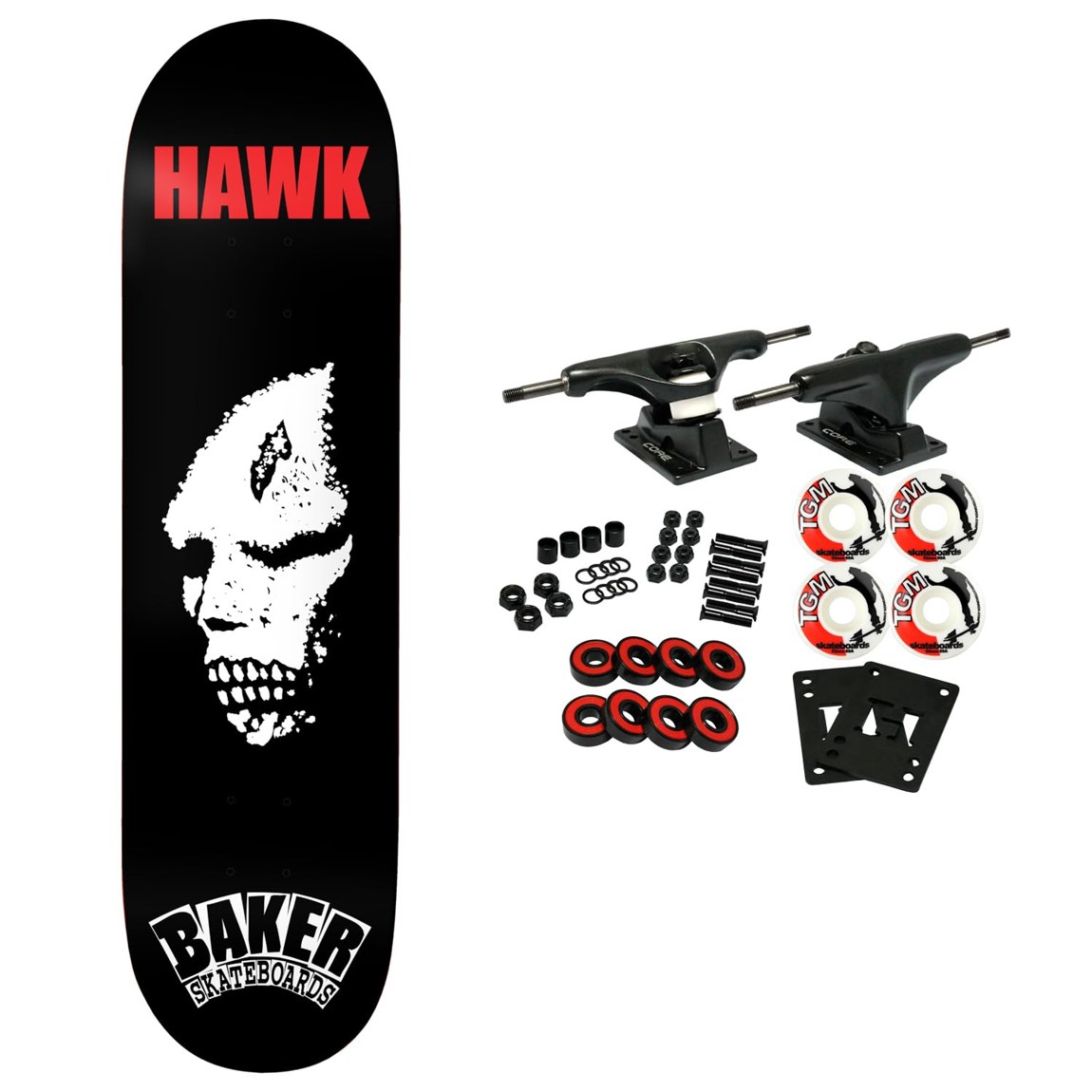PRODUCT DETAILS Baker Riley Hawk Craters of the Skull スケートボード コンプリート セット 8.38インチ【商品仕様】・ 種別：スケートボード コンプリート（未組み立て品）・ デッキサイ...