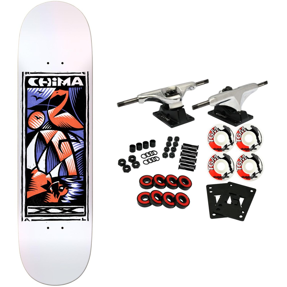 PRODUCT DETAILS REAL Chima Ferguson 20 Years スケートボード コンプリート 8.25" x 32"【商品仕様】・ 種別：スケートボード コンプリート（未組み立て）・ デッキ幅：8.25インチ（約2...