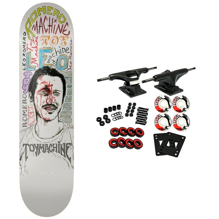 PRODUCT DETAILS Toy Machine Romero Mi Cara コンプリート スケートボード 8.38" x 31.75"【商品仕様】・ 種別：コンプリート スケートボード（組み立てキット）・ デッキサイズ：8.38イ...