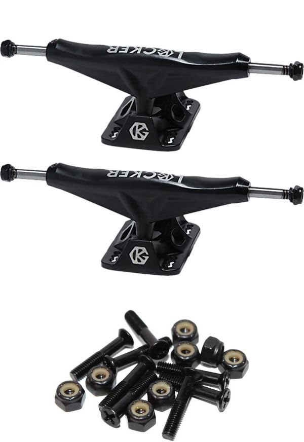 PRODUCT DETAILS Grind King Locker Flat Black スケートボード トラック 5.8" ハンガー 8.5" アクスル 1インチ ハードウェア セット【商品仕様】・ 種別：スケートボード用トラック、ハード...