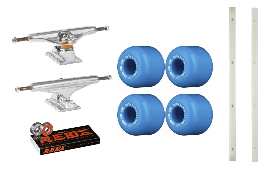 PRODUCT DETAILS INDEPENDENT Stage 11 129 Powell Peralta Mini-Cubic 64mm Bones Reds スケートボード トラック ウィール ベアリング レールバー セット【商品仕...