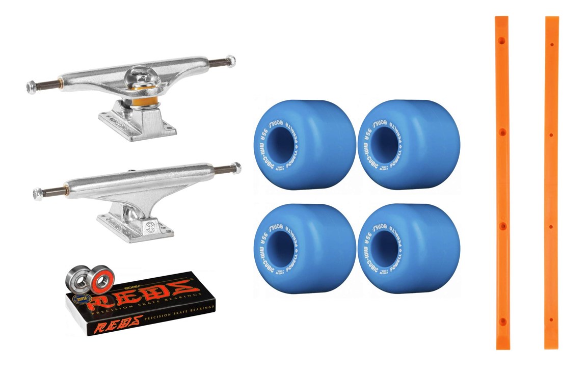 PRODUCT DETAILS INDEPENDENT POWELL PERALTA BONES スケートボード トラック ウィール ベアリング レール セット 129 64mm オレンジ【商品仕様】・ セット内容：トラック、ウィール、ベア...