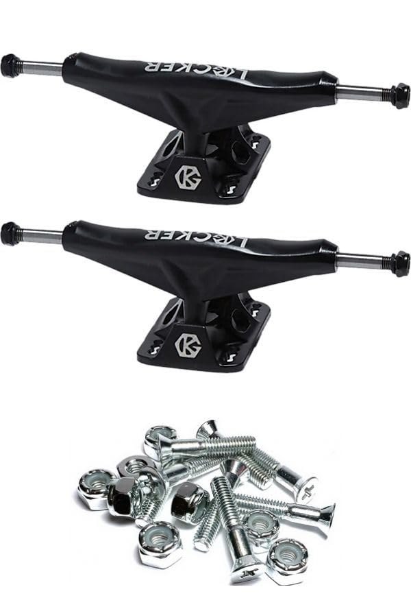 PRODUCT DETAILS Grind King Truck Co. Locker Flat Black スケートボード トラック 5.8インチ ハンガー 8.5インチ アクスル ビスセット【商品仕様】・ 種別：スケートボード用トラック...