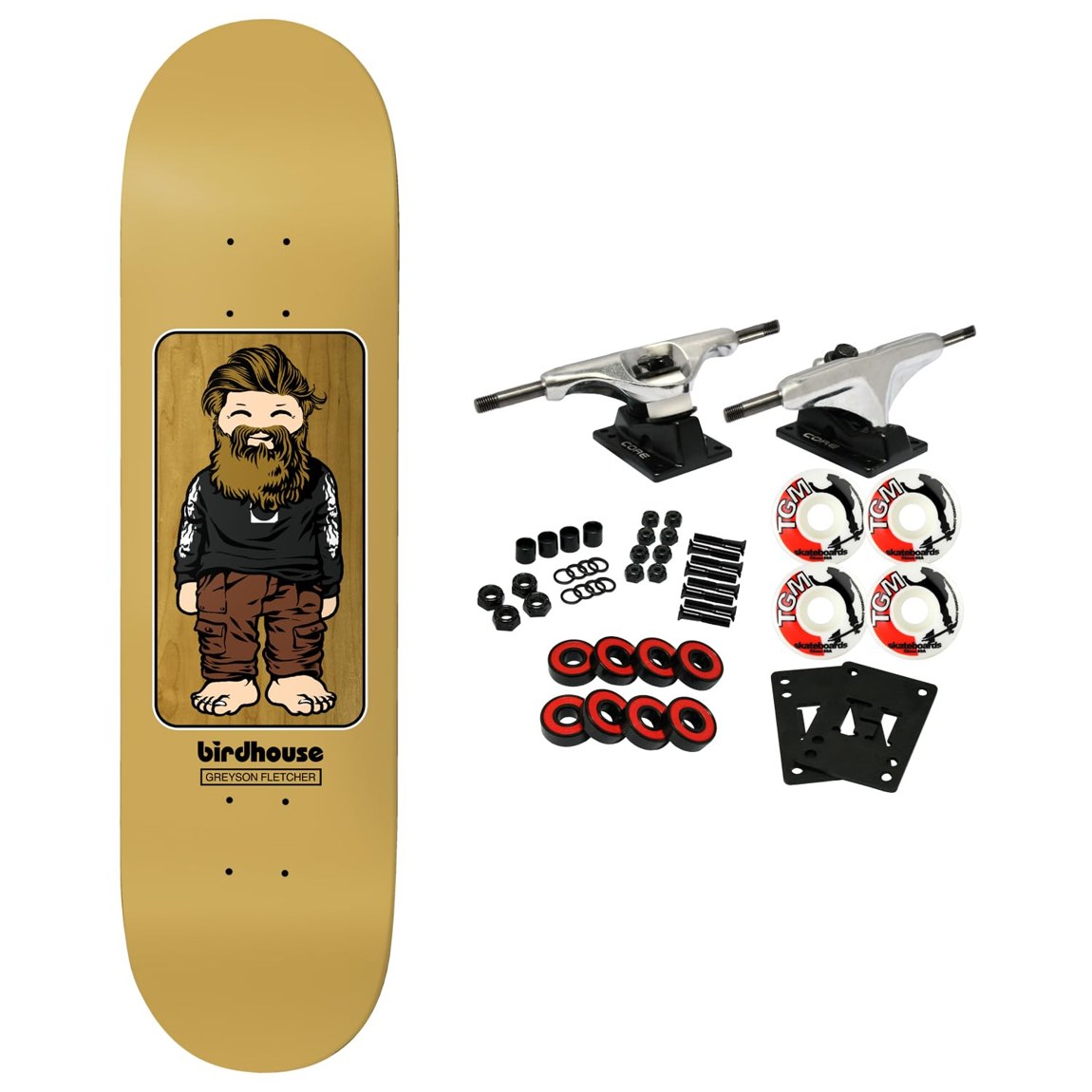 PRODUCT DETAILS Birdhouse Greyson Fletcher Toy Box スケートボード コンプリート 8.25" x 31.5"【商品仕様】・ 種別：スケートボード コンプリート（パーツセット）・ デッキ幅：8...