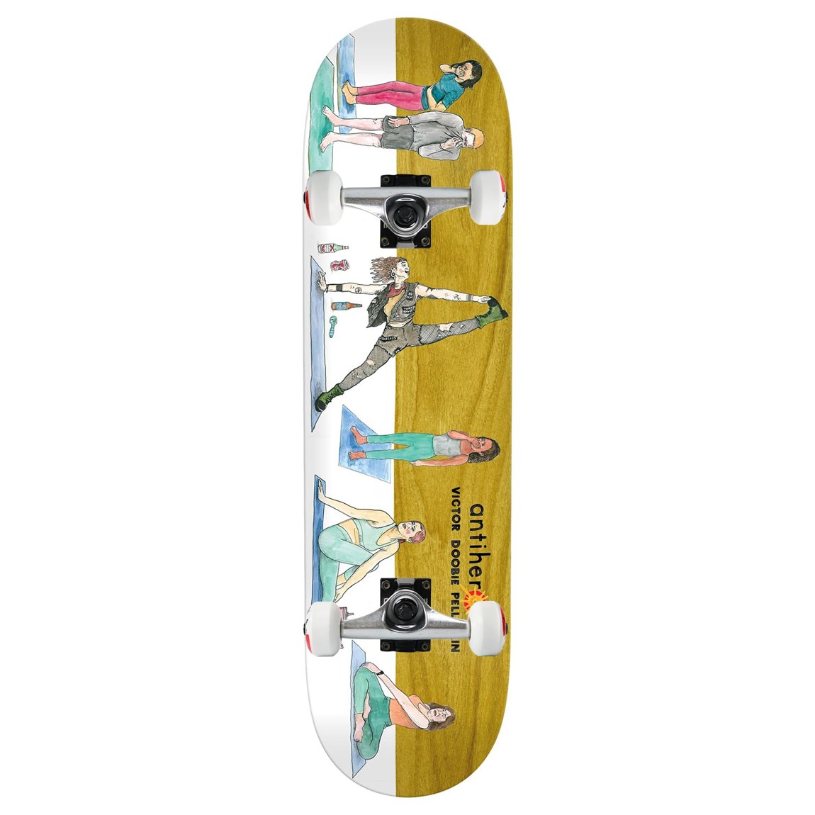 PRODUCT DETAILS ANTI HERO Doobie I Farted in Yoga Class スケートボード コンプリート 8.69" x 32.62"【商品仕様】・ ブランド：ANTI HERO・ 種別：スケートボード ...