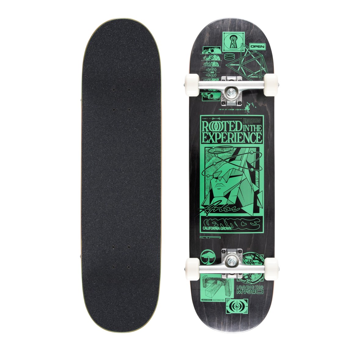 PRODUCT DETAILS Arbor Rooted in The Experience スケートボード コンプリート 8.5インチ【商品仕様】・ 種別：コンプリート（完成品）・ デッキ幅：8.5インチ（約21.59cm）・ 素材：7層...