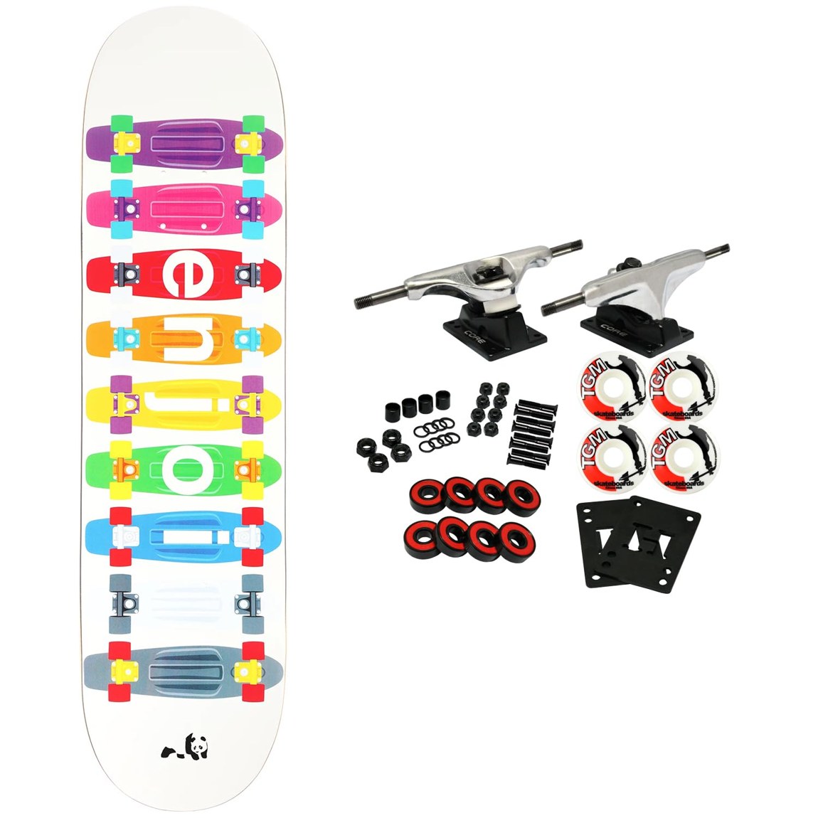 PRODUCT DETAILS Enjoi Big Box Plastic Spectrum スケートボード コンプリート 8.25" x 32" 組み立てキット【商品仕様】・ 種別：スケートボード コンプリート（組み立てセット）・ デッキ...