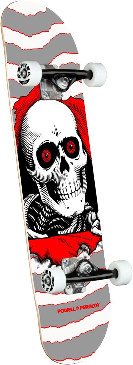 PRODUCT DETAILS Powell Peralta Ripper スケートボード コンプリート Silver 8.0" x 31.45" シルバー【商品仕様】・ 種別：スケートボード（コンプリート）・ デッキ幅：8.0インチ（約2...