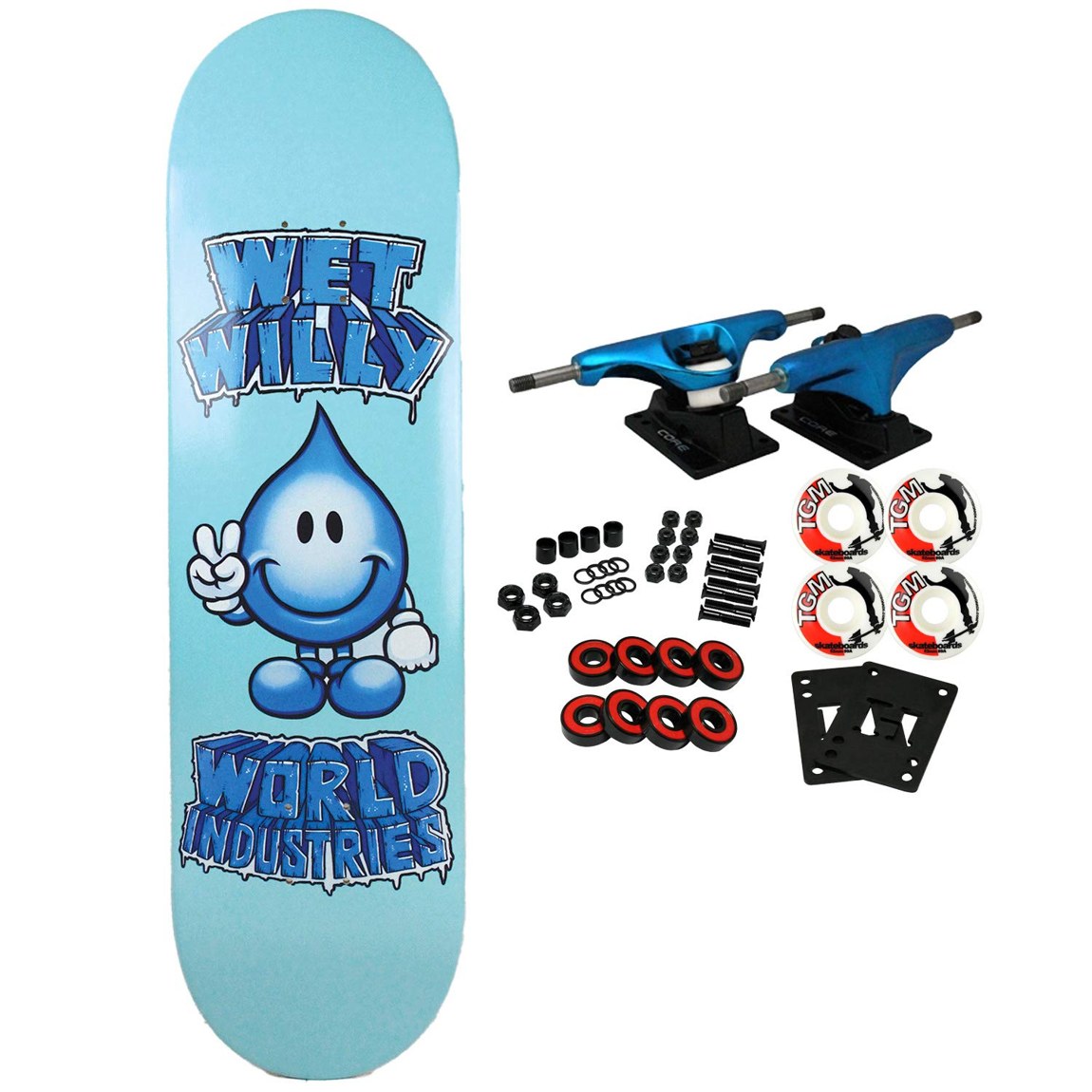 PRODUCT DETAILS World Industries Ice Cold Wet Willy スケートボード コンプリート 8.25インチ【商品仕様】・ 種別：スケートボード コンプリート（組み立てキット）・ デッキ幅：8.25イ...