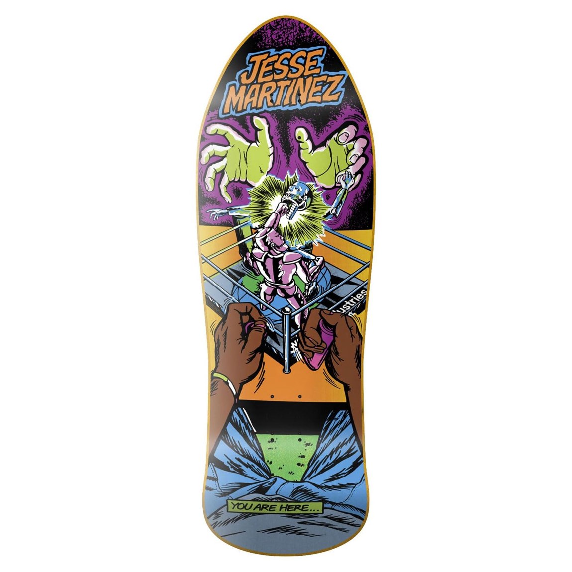 PRODUCT DETAILS World Industries Jesse Martinez Rock Em Sock Em スケートボード デッキ 10.126" x 31" オールドスクール【商品仕様】・ 種別：スケートボード デッキ...