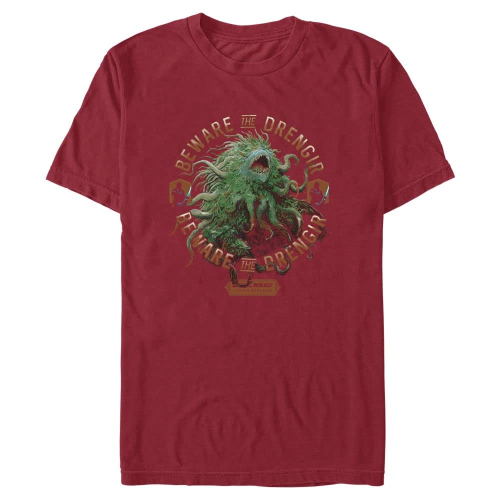 スターウォーズ ハイ・レパブリック Star Wars: The High Republic ドレンギル Beware Drengir デザイン Tシャツ 半袖【商品情報】:・ ブランド: スターウォーズ 公式ライセンス・ デザイン: ハイ...