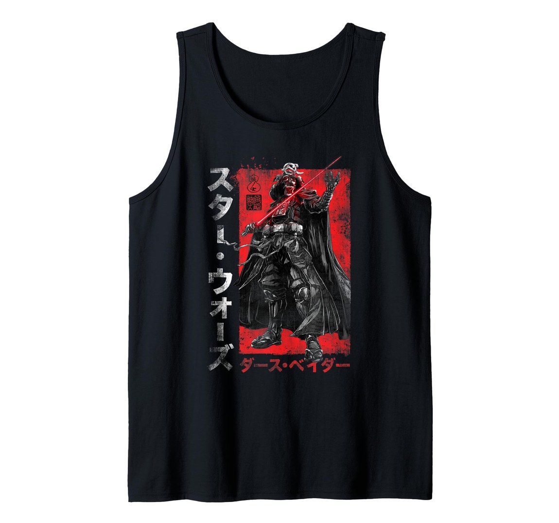スターウォーズ スター・ウォーズ：ビジョンズ Star Wars: Visions ダース・ベイダー Darth Vader サムライ 侍 デザイン タンクトップ【商品情報】・ ブランド: スター・ウォーズ 公式ライセンス・ デザイン: ス...