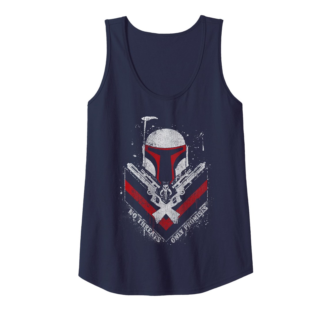 スターウォーズ ボバ・フェット Boba Fett No Threats Only Promises ホワイト ポートレート タンクトップ【商品情報】・ ブランド: スターウォーズ公式ライセンス・ デザイン: ボバ・フェット ポートレートデ...