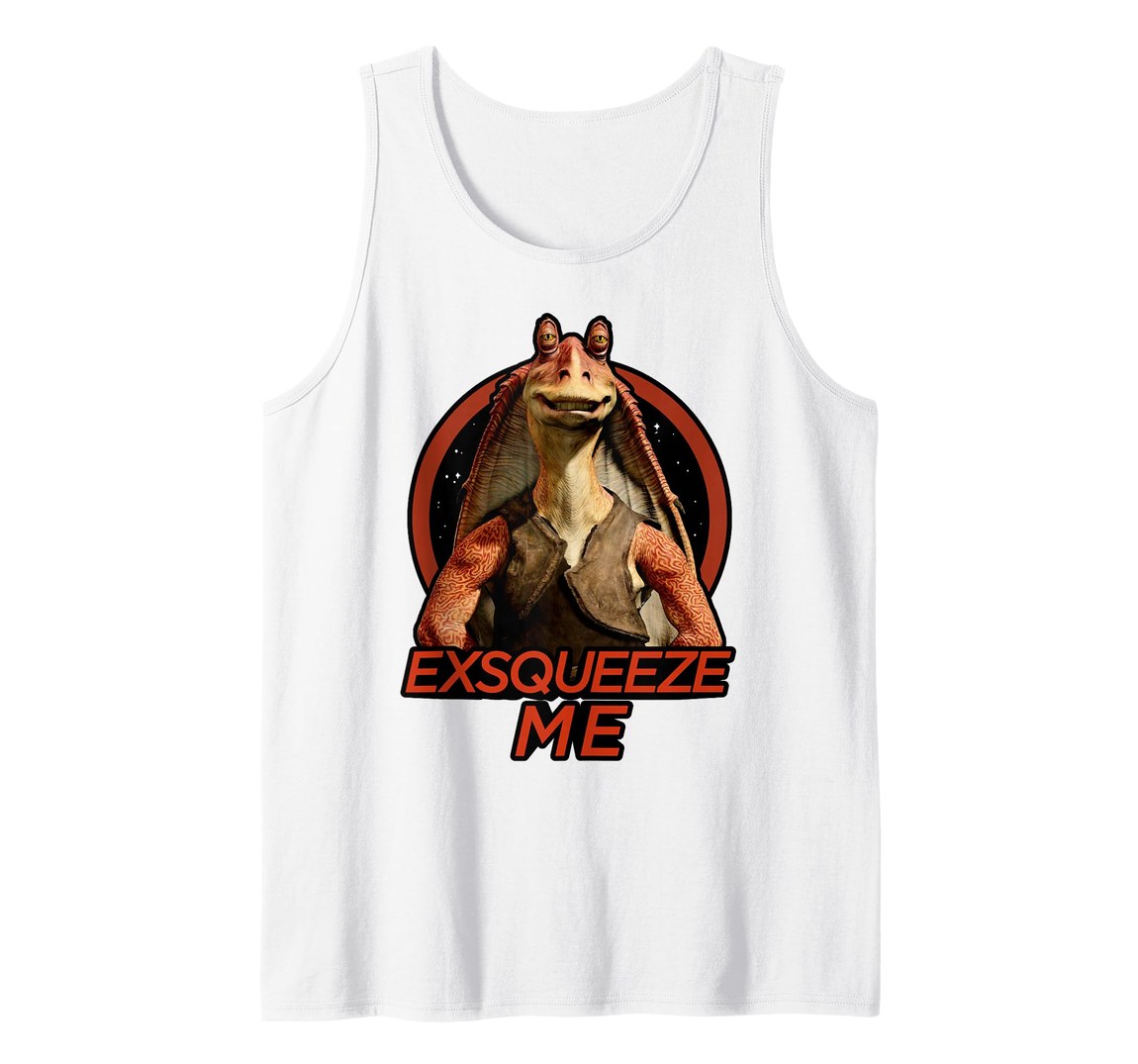 スターウォーズ ジャー・ジャー・ビンクス Jar Jar Binks Exsqueeze Me ポートレート タンクトップ【商品情報】・ ブランド: スターウォーズ公式ライセンス・ デザイン: ジャー・ジャー・ビンクス ポートレート・ アイ...