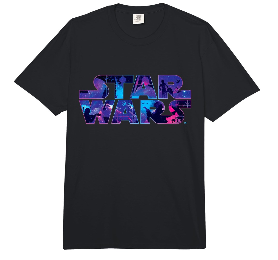 スターウォーズ Star Wars レトロ ロゴ 90s ギャラクシー デザイン Tシャツ 半袖【商品情報】・ ブランド: スターウォーズ公式ライセンス・ デザイン: レトロな90年代風ギャラクシーロゴ・ アイテム種別: Tシャツ（半袖）・...