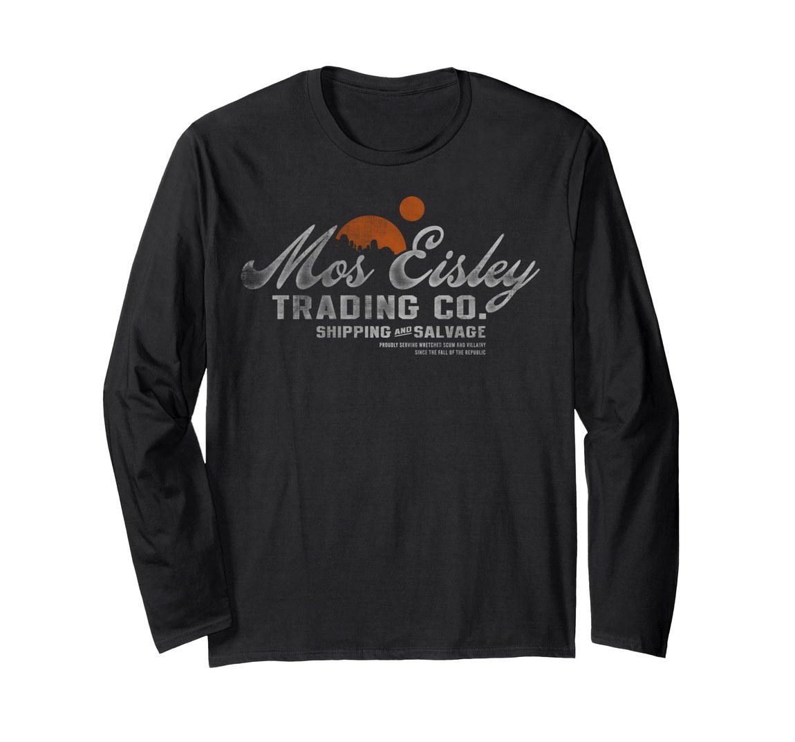 スターウォーズ モス・アイズリー・トレーディング・カンパニー Mos Eisley Trading Co ロゴ デザイン ロングTシャツ 長袖【商品情報】・ ブランド: スターウォーズ公式ライセンス・ デザイン: モス・アイズリー・トレーデ...