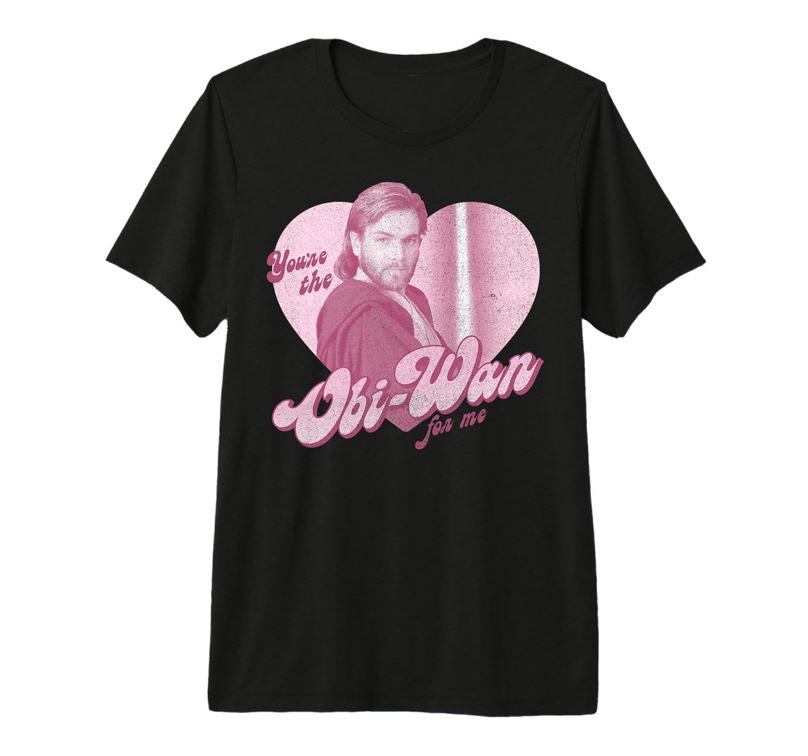 スターウォーズ オビ＝ワン・ケノービ Obi-Wan Kenobi オビ＝ワン・フォー・ミー ハート ポートレート Tシャツ 半袖【商品情報】・ ブランド: スター・ウォーズ 公式ライセンス・ デザイン: オビ＝ワン・ケノービ / Obi-...