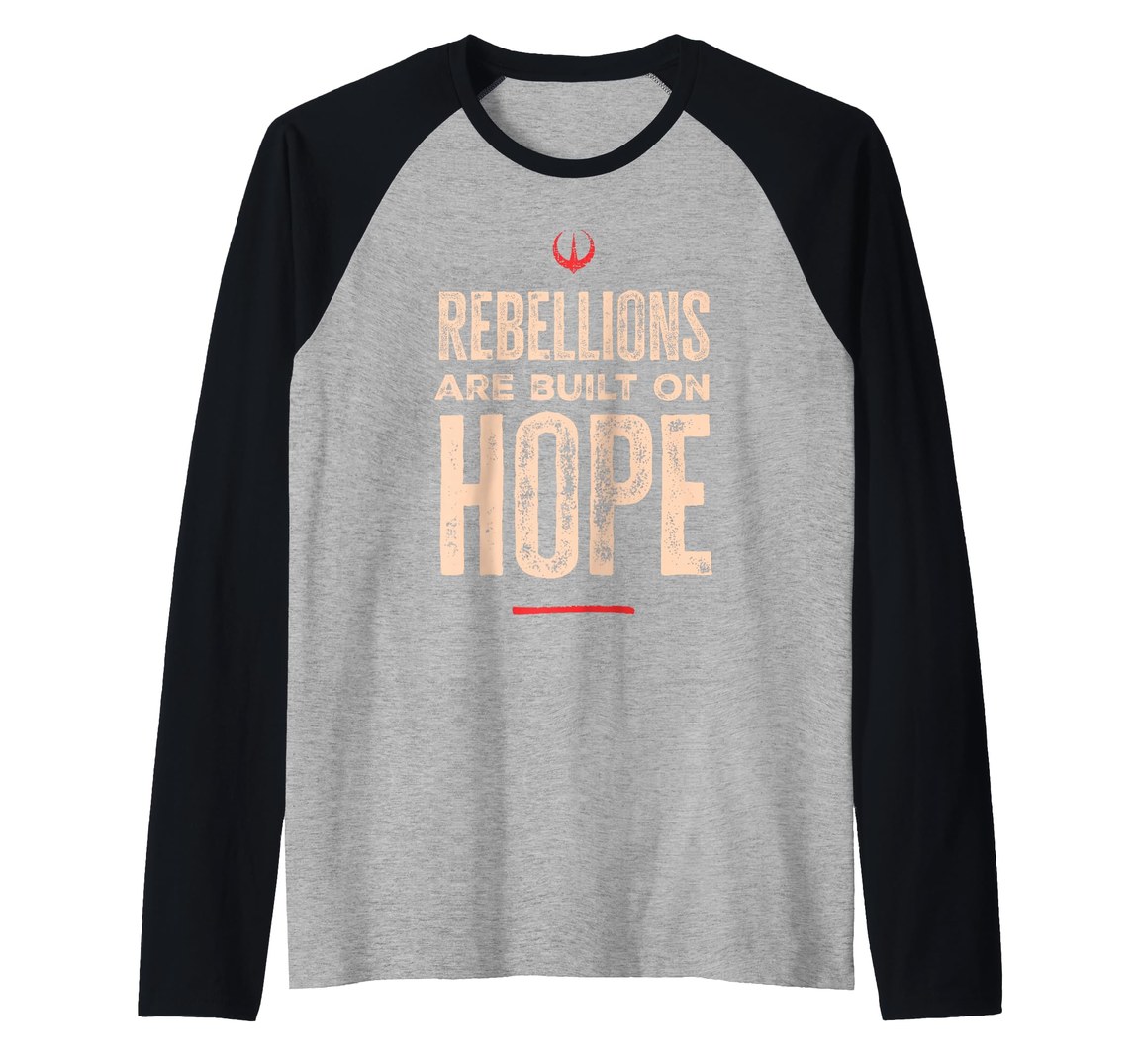 スターウォーズ アンドー Star Wars Andor キャシアン・アンドー 反乱軍 シンボル グランジデザイン ラグランTシャツ 七分袖【商品情報】:・ ブランド: スターウォーズ公式ライセンス・ デザイン: アンドー Andor 反乱...