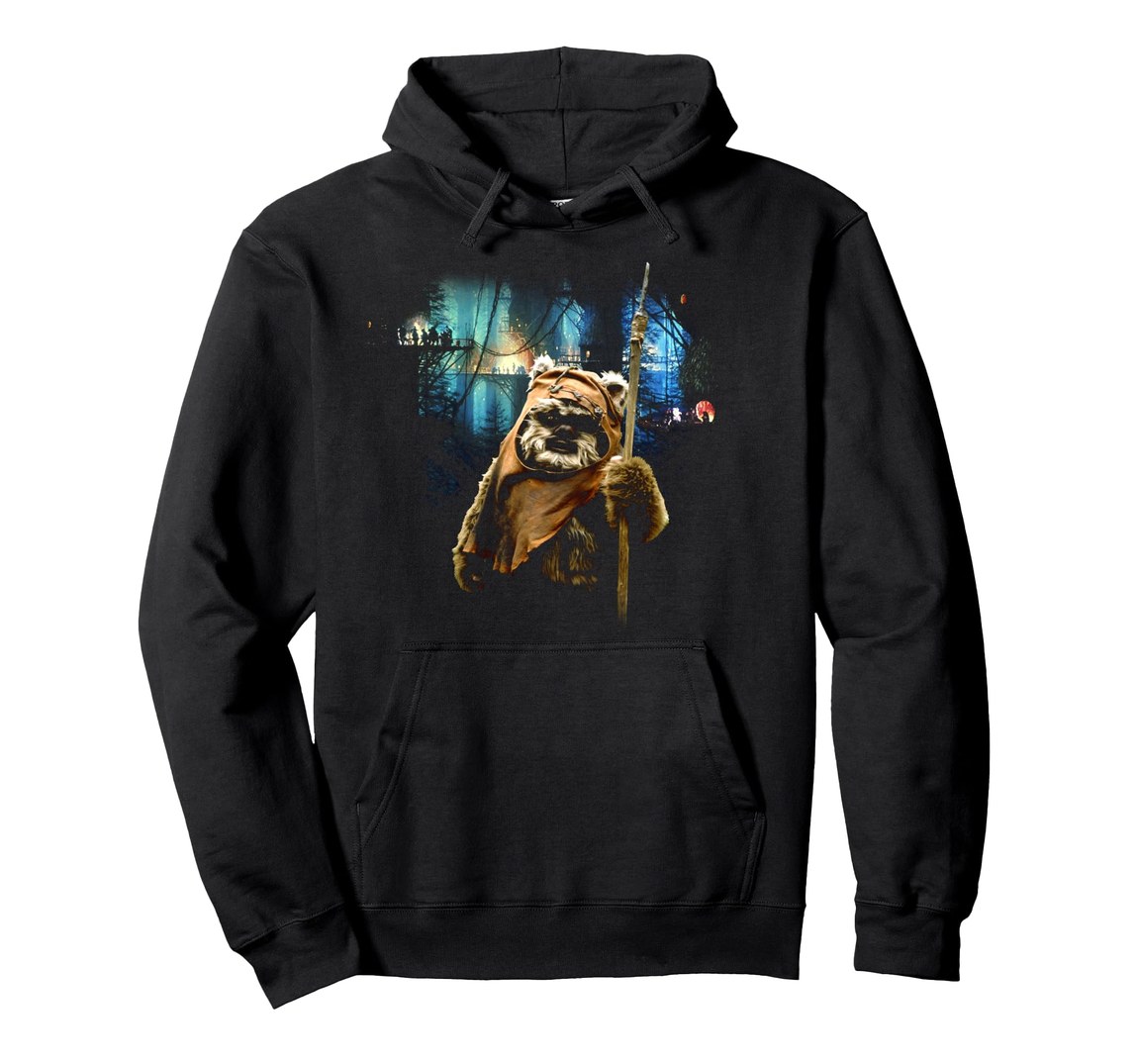 スターウォーズ エボック ウィケット Wicket Ewok ツリー・ヴィレッジ グラフィック パーカー 長袖 プルオーバー【商品情報】・ ブランド: スターウォーズ公式ライセンス・ デザイン: ウィケット・W・ウォリック エボック ツリー...