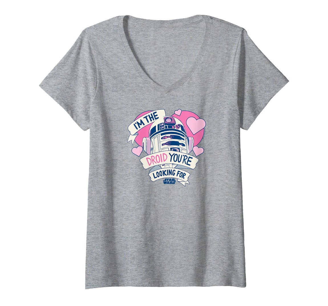 スターウォーズ Star Wars R2-D2 I'm The Droid You're Looking For デザイン Vネック Tシャツ 半袖【商品情報】・ ブランド: スターウォーズ公式ライセンス・ デザイン: R2-D2 / I'...