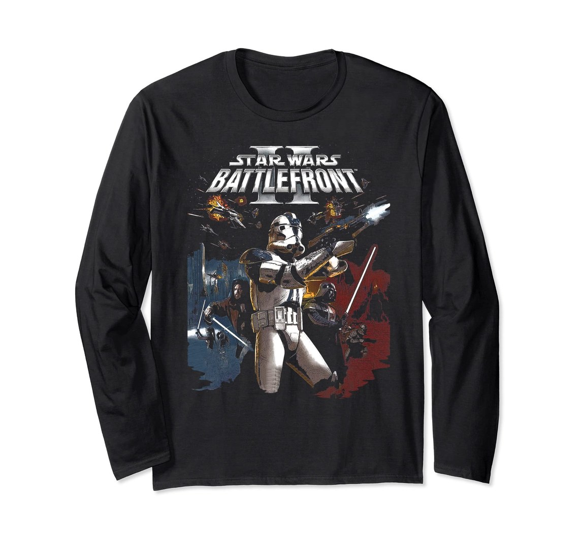 スターウォーズ バトルフロントII Star Wars Battlefront II ストームトルーパー Stormtrooper アクション アートワーク デザイン ロングTシャツ 長袖【商品情報】・ ブランド: スター・ウォーズ 公式ラ...