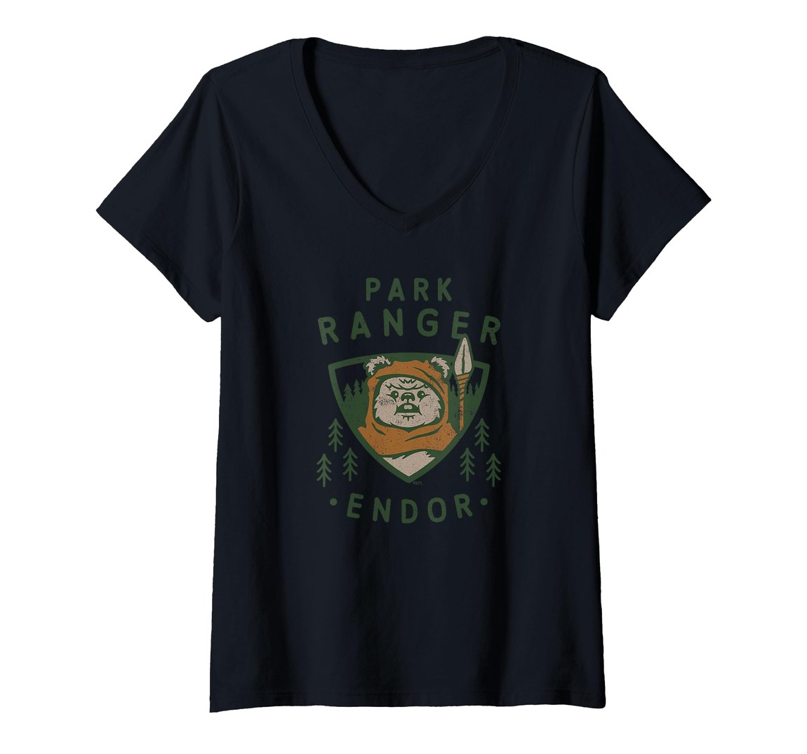 スターウォーズ ジェダイの帰還/ウィケット Wicket エンドール パークレンジャー Vネック Tシャツ 半袖【商品情報】・ ブランド: スターウォーズ公式ライセンス・ デザイン: エンドール パークレンジャー ウィケット (Endor ...