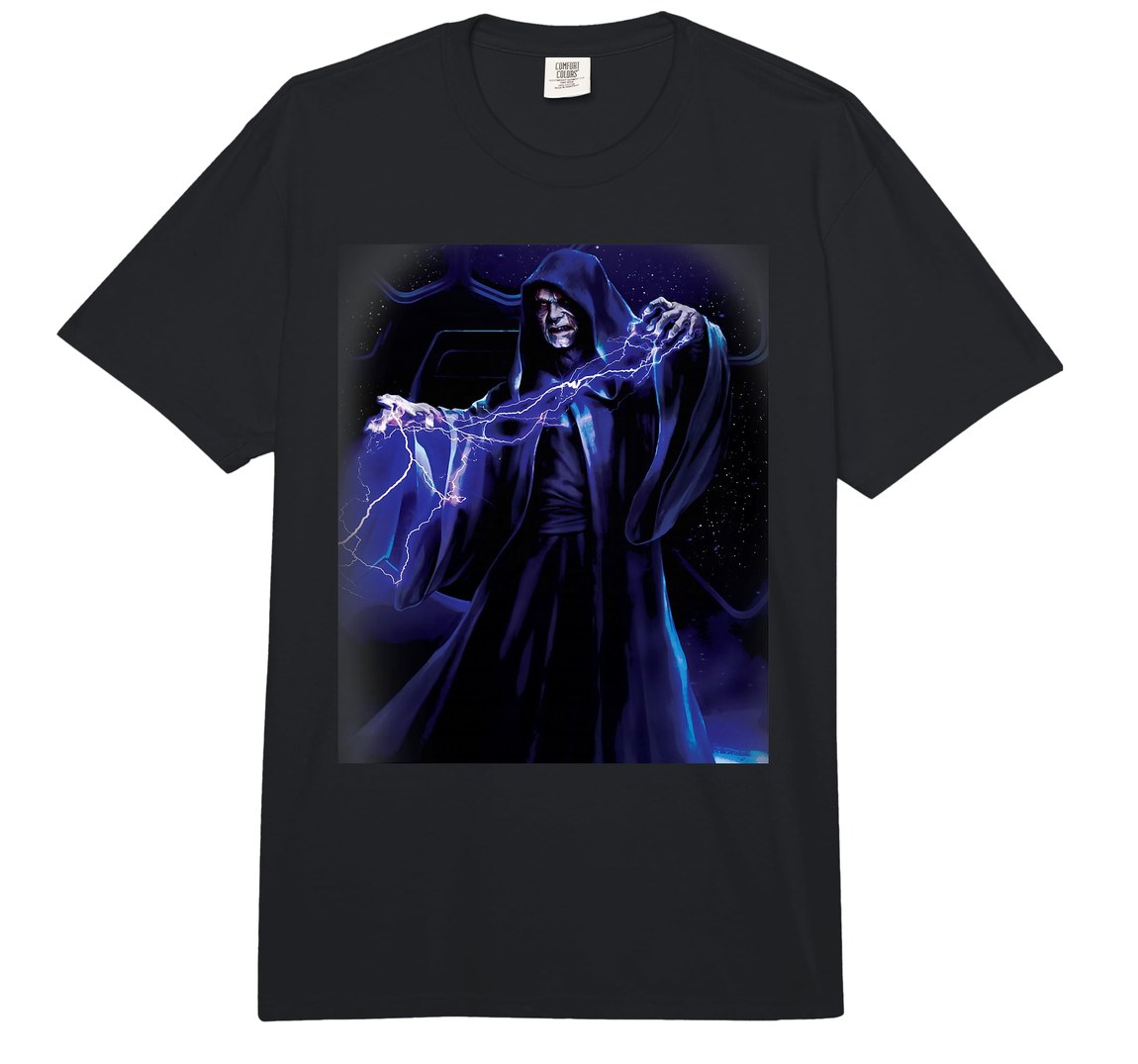 スターウォーズ パルパティーン皇帝 Emperor Palpatine ダース・シディアス Darth Sidious フォース・ライトニング Tシャツ 半袖【商品情報】・ ブランド: スターウォーズ公式ライセンス・ デザイン: パルパティ...