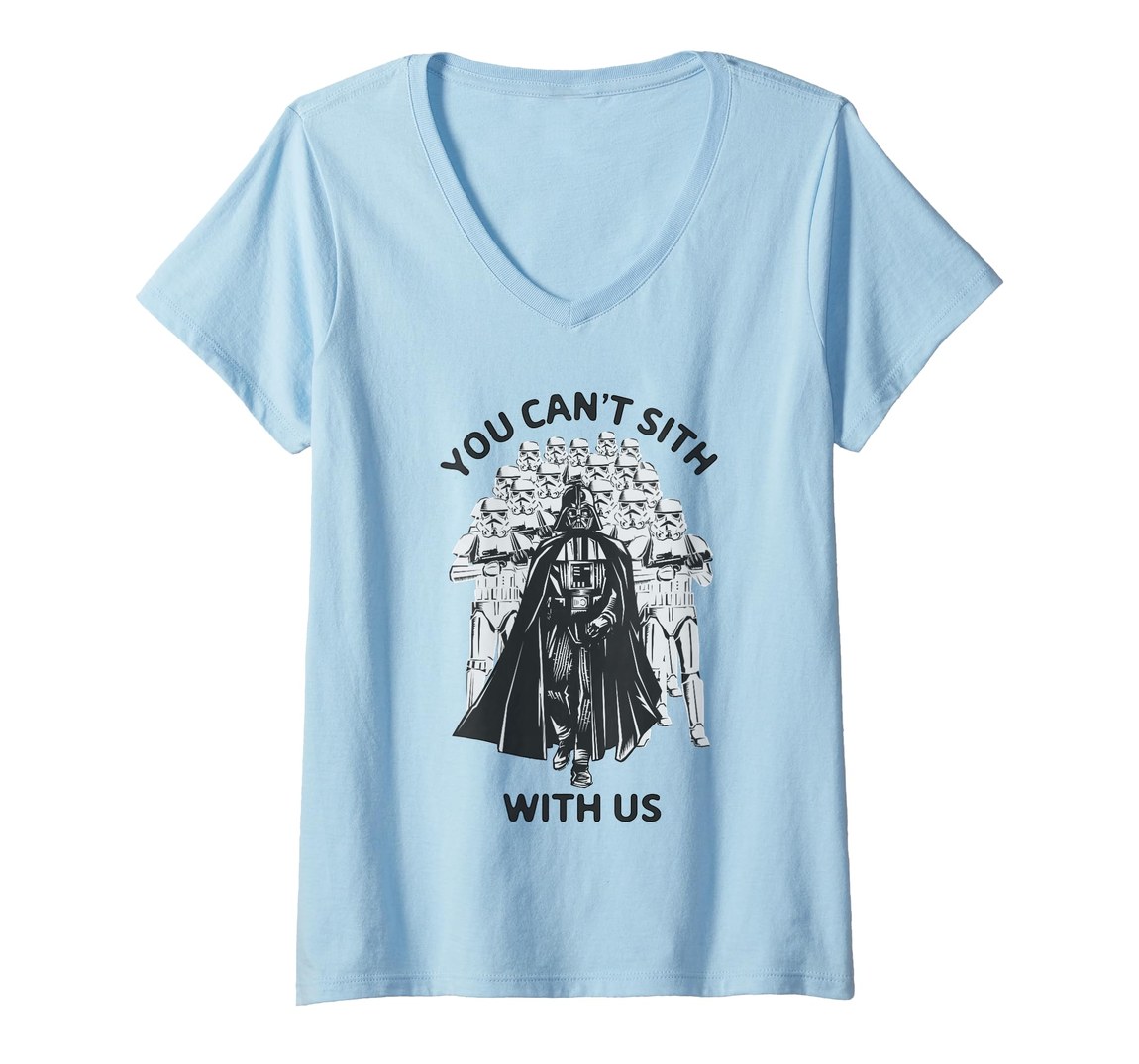 スターウォーズ エピソード5／帝国の逆襲 The Empire Strikes Back ダース・ベイダー ストームトルーパー You Can't Sith With Us Vネック Tシャツ 半袖【商品情報】・ ブランド: スター・ウォー...