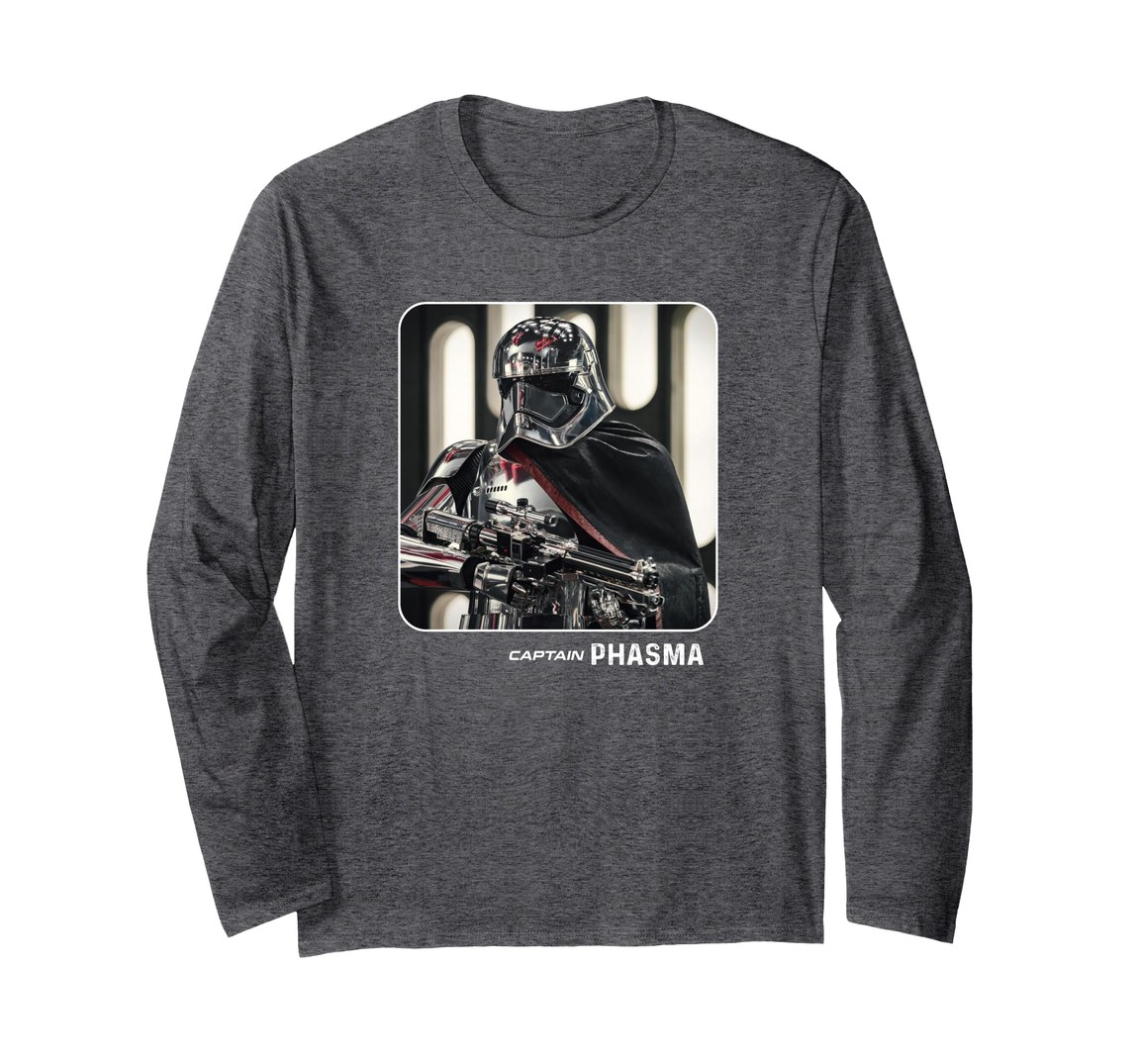 スター・ウォーズ フォースの覚醒 キャプテン・ファズマ Captain Phasma グラフィック ロングTシャツ 長袖【商品情報】・ ブランド: スター・ウォーズ公式ライセンス・ デザイン: キャプテン・ファズマ (Star Wars T...