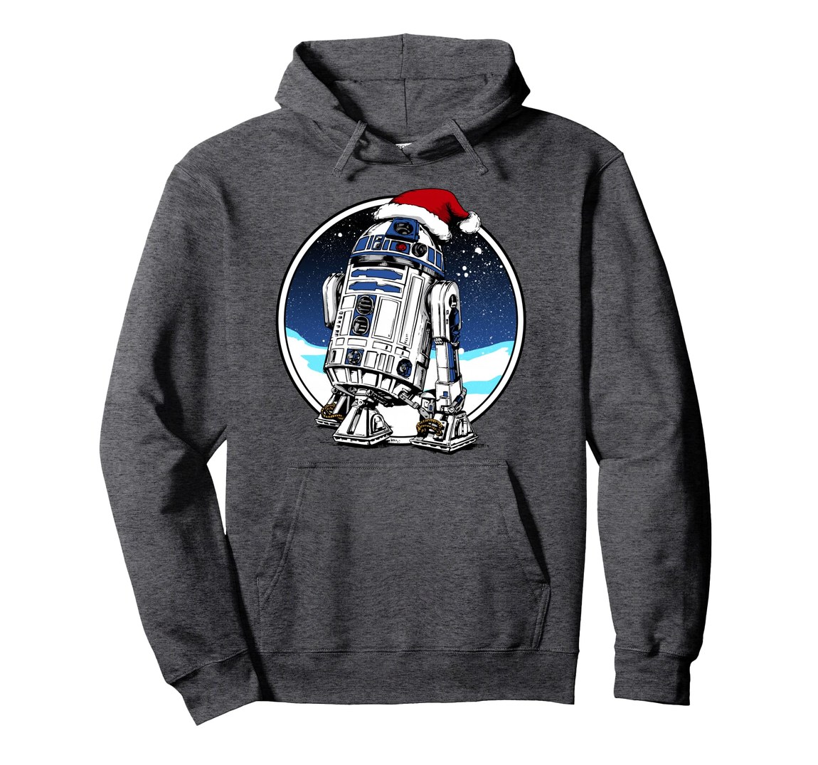 スターウォーズ R2-D2 ホリデー サンタ帽子 クリスマス サークルデザイン プルオーバー パーカー 長袖【商品情報】・ ブランド: スター・ウォーズ公式ライセンス・ デザイン: R2-D2 クリスマス サークルデザイン・ アイテム種別:...