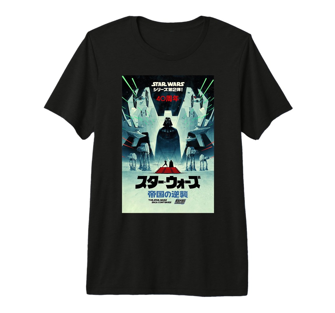 スターウォーズ 帝国の逆襲(The Empire Strikes Back) 40周年記念 漢字デザイン Tシャツ 半袖【商品情報】・ ブランド: スターウォーズ公式ライセンス・ デザイン: 帝国の逆襲 40周年記念 漢字ロゴ・ アイテム種...