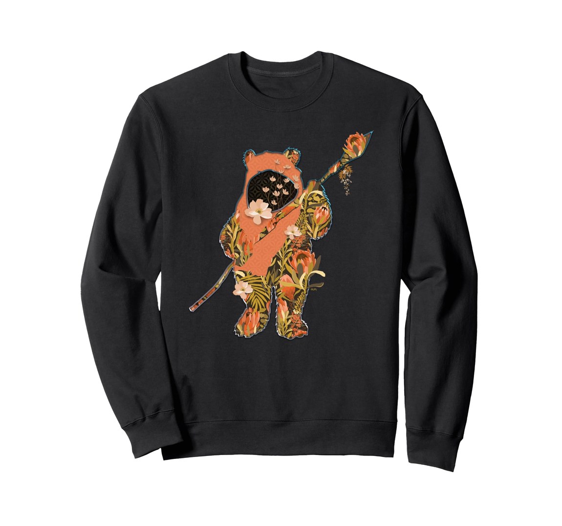 スターウォーズ イウォーク ウィケット Wicket エンドア フローラル ガーデン デザイン スウェット 長袖【商品情報】・ ブランド: スターウォーズ公式ライセンス・ デザイン: ウィケット＆ボタニカルガーデン・ アイテム種別: スウェ...