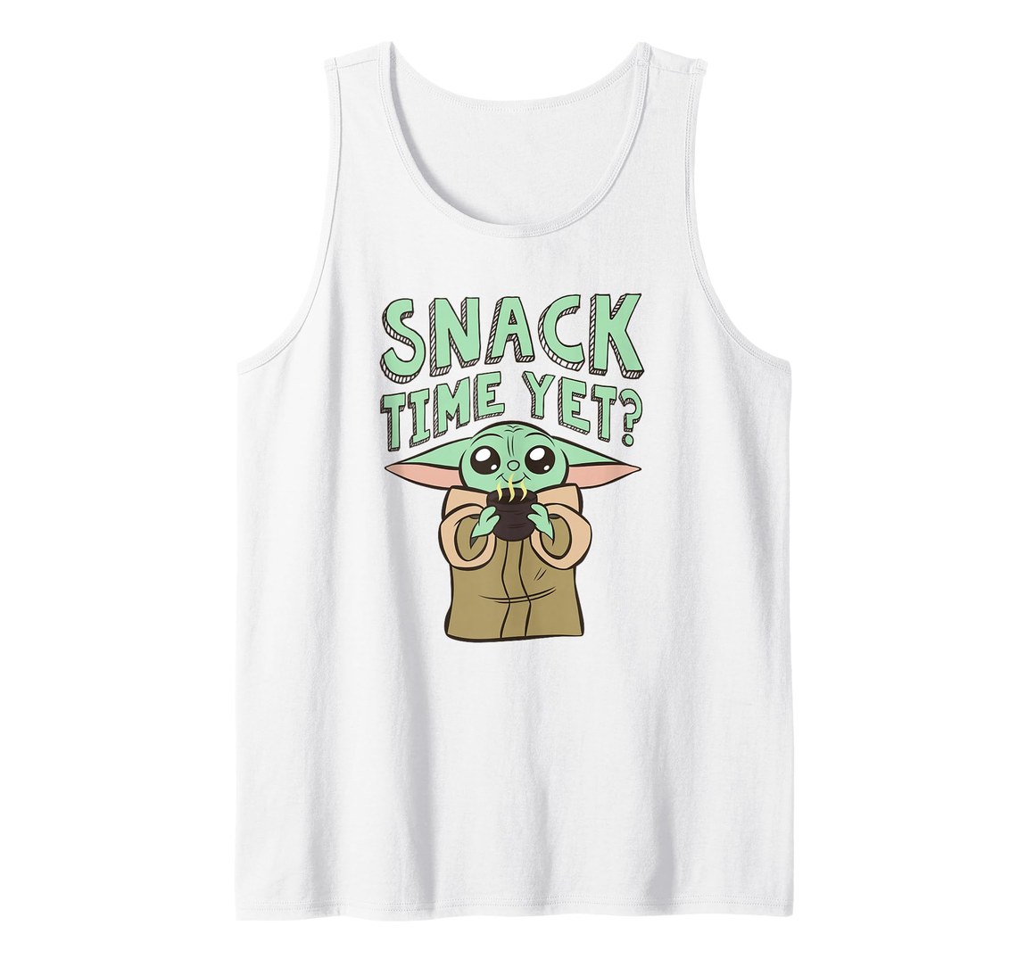 スターウォーズ マンダロリアン The Mandalorian ザ・チャイルド ベビーヨーダ Baby Yoda Snack Time デザイン タンクトップ ノースリーブ【商品情報】:・ ブランド:スターウォーズ公式ライセンス・ 作品名:...