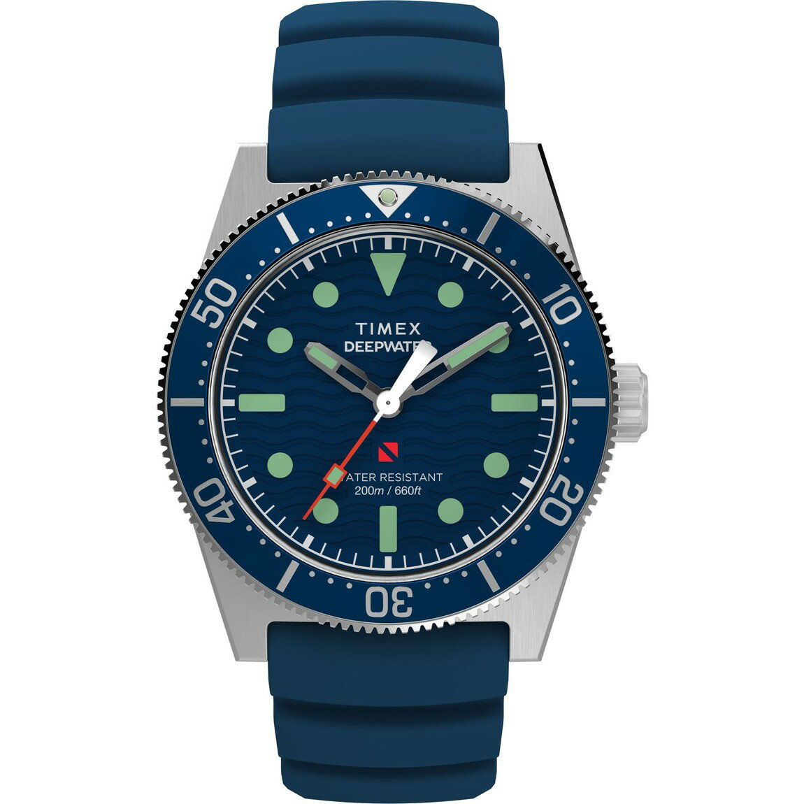 PRODUCT DETAILS タイメックス Deep Water Reef メンズ ブルー文字盤 ブルーストラップ サファイアガラス ステンレス 41mm【商品仕様】・ ムーブメント：クォーツ・ ケース径：41mm・ ケース素材：ステンレ...