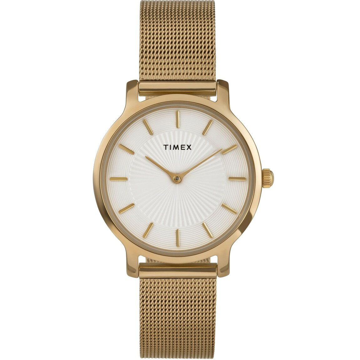 PRODUCT DETAILS タイメックス Transcend レディース 腕時計 シルバー文字盤 ゴールド ステンレスメッシュ 34mm【商品仕様】・ ムーブメント：クォーツ・ ケース径：34mm・ ケース素材：ステンレススチール・ 文...