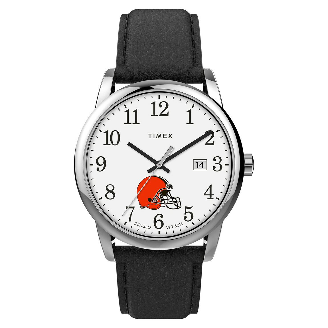 PRODUCT DETAILS タイメックス NFL Easy Reader クリーブランド・ブラウンズ メンズ ホワイト文字盤 レザー 38mm【商品仕様】・ ムーブメント：クォーツ・ ケース径：35mm・ ケース素材：真鍮・ 文字盤色：...
